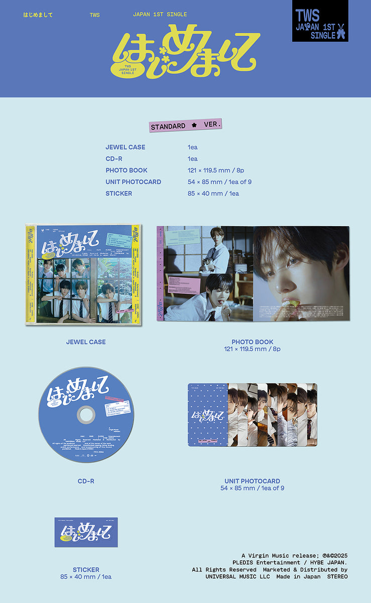 TWS - Hajimemashite (Japanese Regular Edition) - K-Pop Time