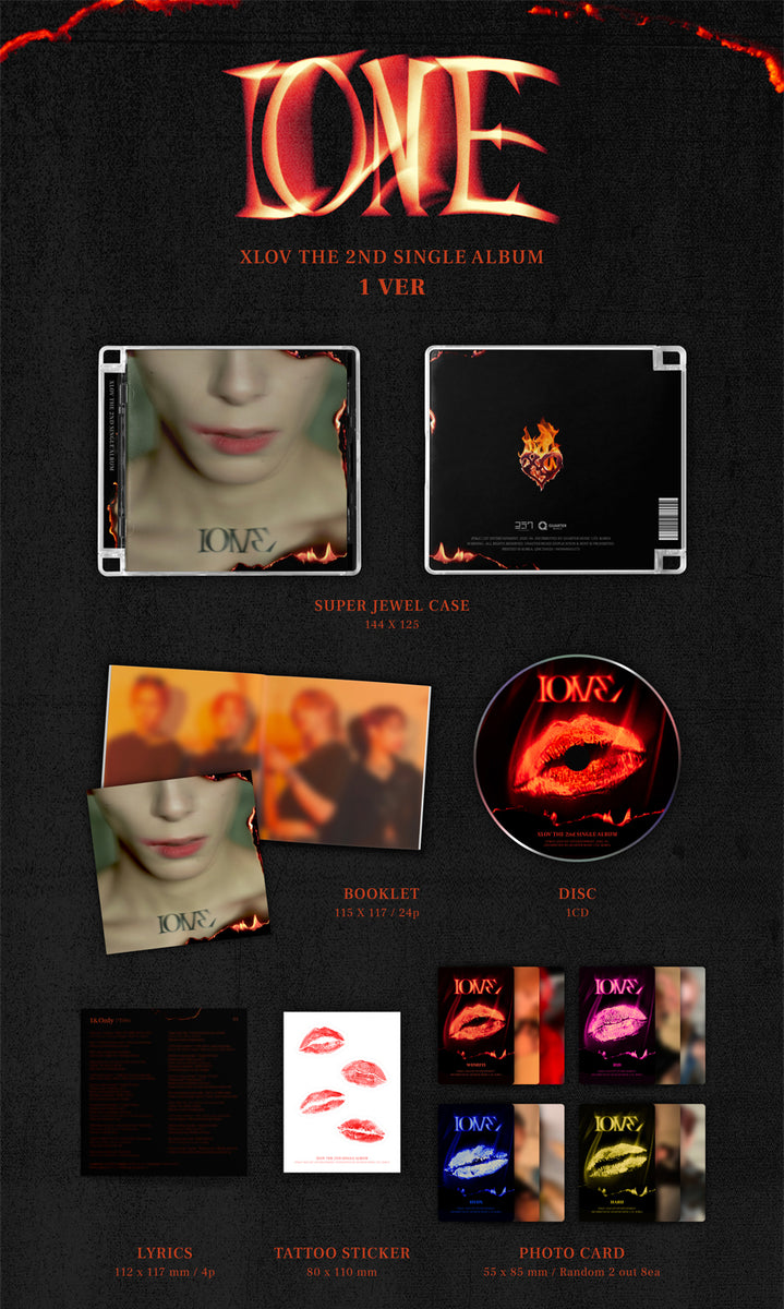 XLOV - I ONE (2nd Single Album) - K-Pop Time