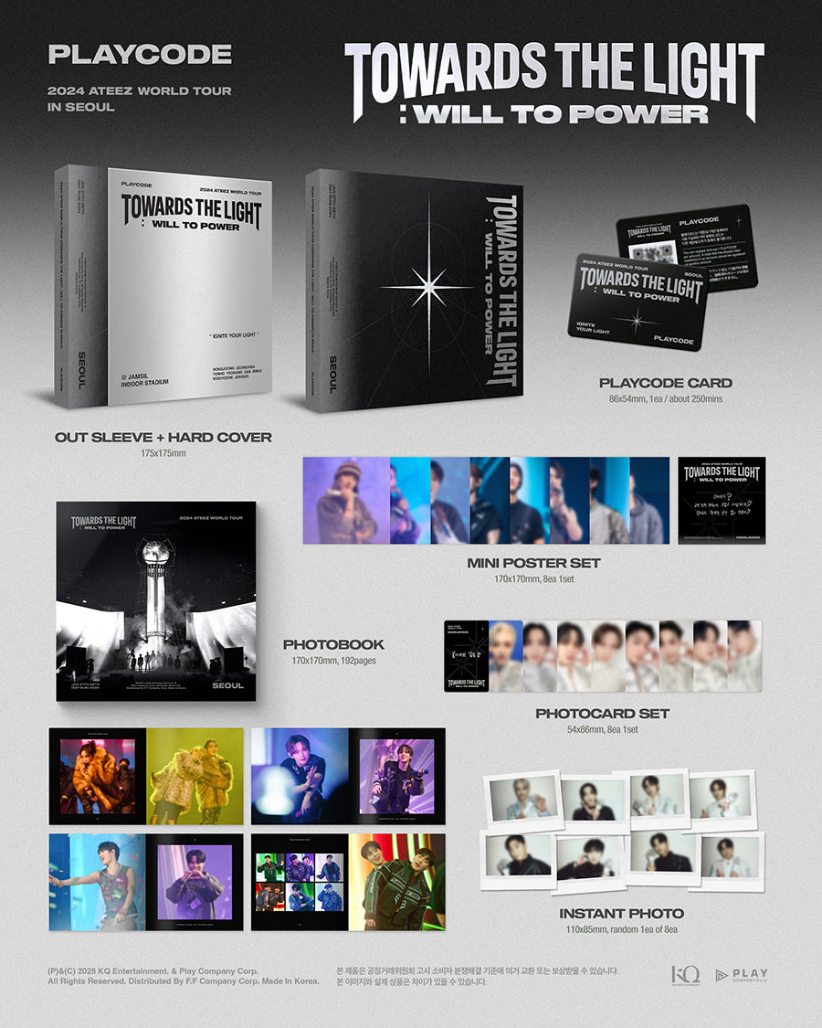 ATEEZ - 2024 WORLD TOUR / TOWARDS THE LIGHT : WILL TO POWER IN SEOUL (PLAYCODE) - K-Pop Time