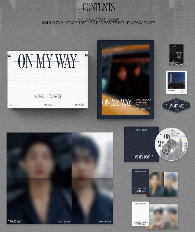SHOWNU X HYUNGWON - 1st Photobook in NEWYORK 'ON MY WAY' - K-Pop Time