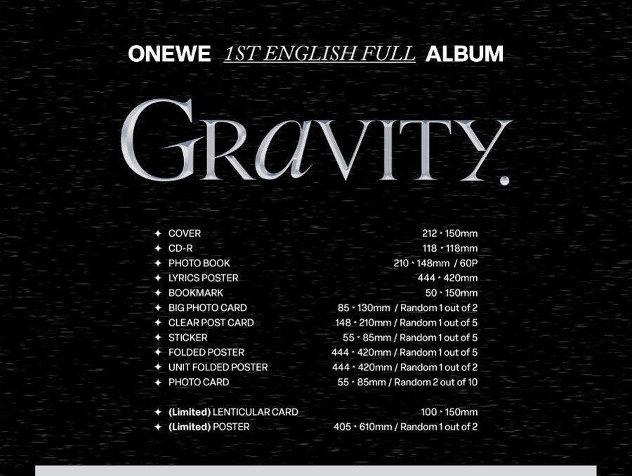 ONEWE - GRAVITY (English Album!) - K-Pop Time