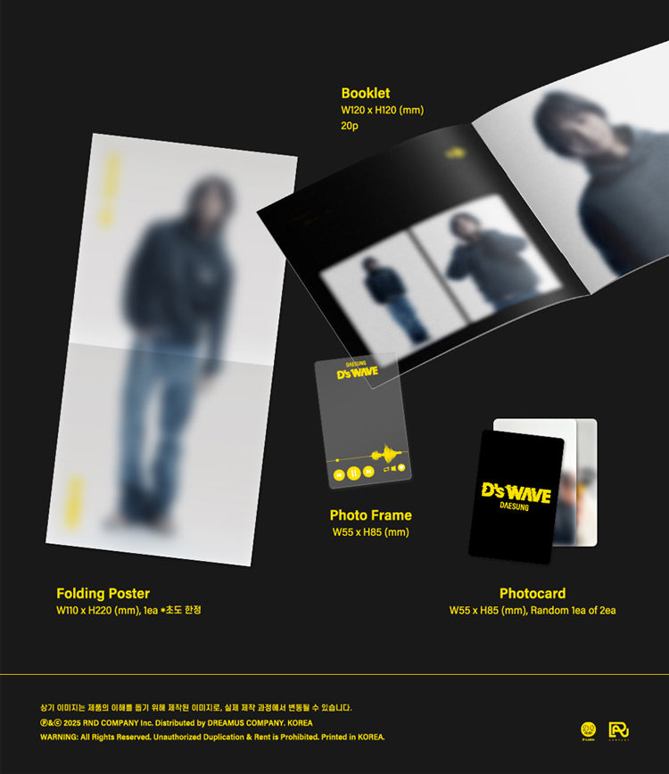 DAESUNG (BIGBANG) - D'S WAVE / BLACK VER. - K-Pop Time
