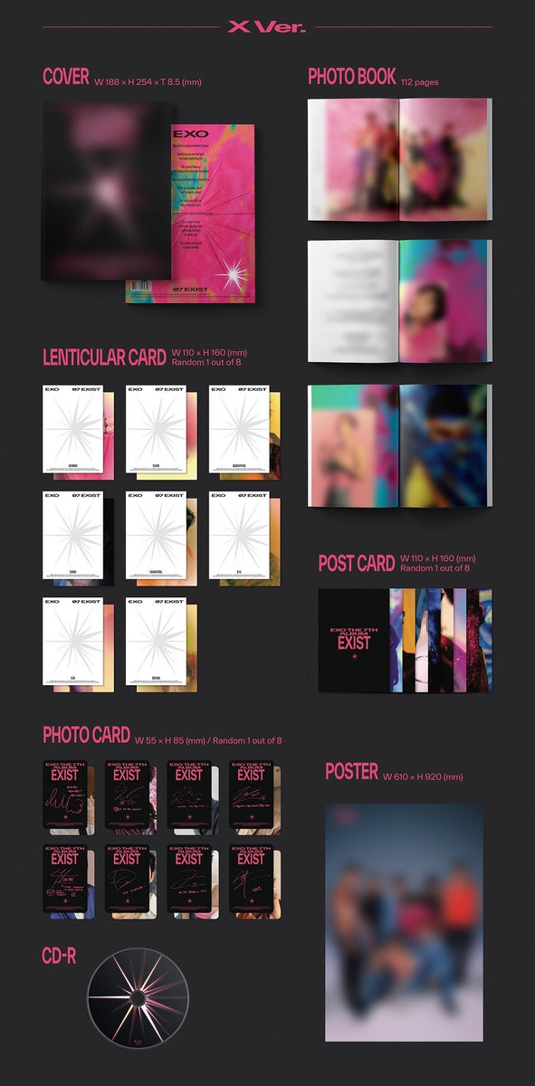 EXO - EXIST (Photo Book ver./Random covers) - K-Pop Time