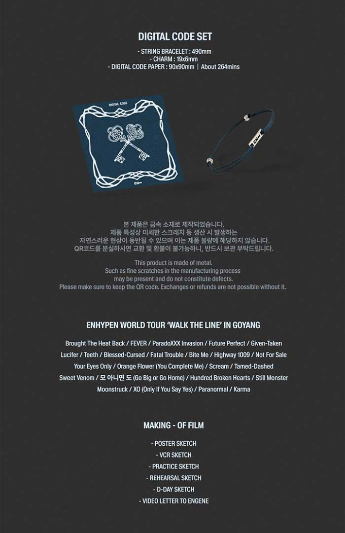 ENHYPEN - WORLD TOUR 'WALK THE LINE' IN GOYANG / Digital Code - K-Pop Time