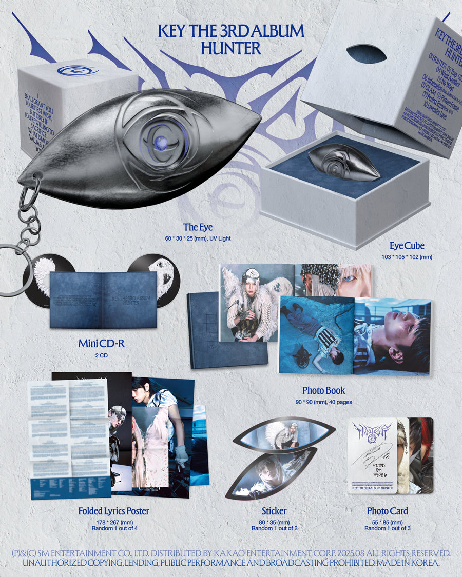 KEY (SHINee) - HUNTER / Cube ver (Package B) - K-Pop Time