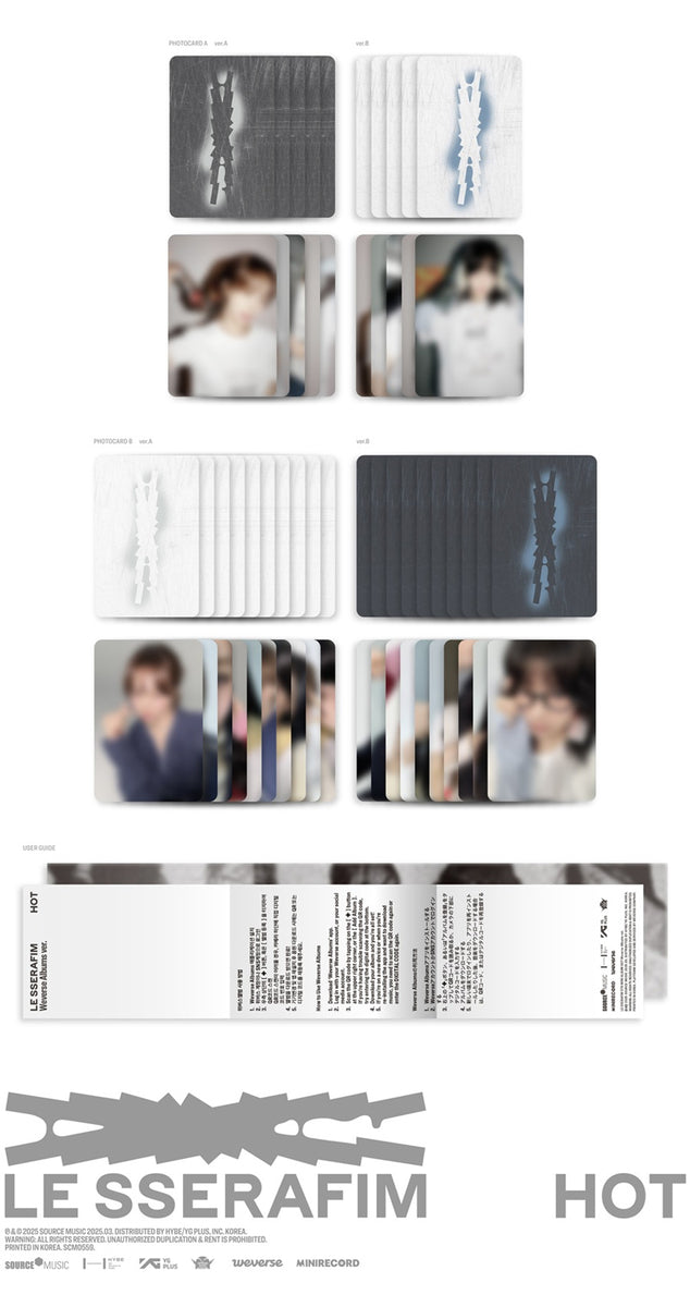 LE SSERAFIM - HOT / Weverse Album (Random) - K-Pop Time