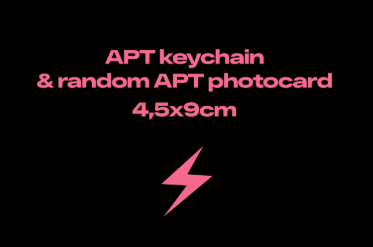 ROSÉ - 'ROSIE APT OFFICIAL MD' APT KEYCHAIN - K-Pop Time