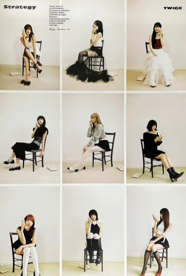 Poster: TWICE - Strategy - K-Pop Time