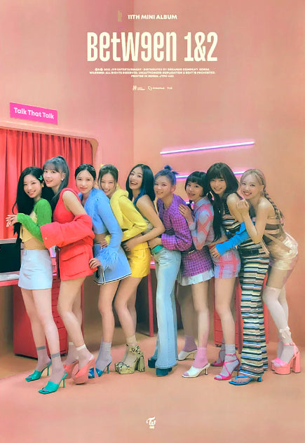 Poster: TWICE - Between 1 & 2 - K-Pop Time