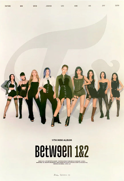 Poster: TWICE - Between 1 & 2 - K-Pop Time