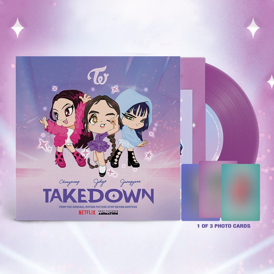 Jeongyeon, Jihyo, Chaeyoung (TWICE) - TAKEDOWN (KPOP DEMON HUNTERS O.S.T) / LTD ED 7' Vinyl - K ...