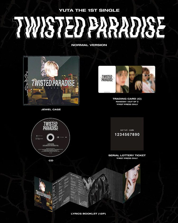 Yuta - Twisted Paradise / Japanese Regular Edition *FIRST PRESSING* - K ...