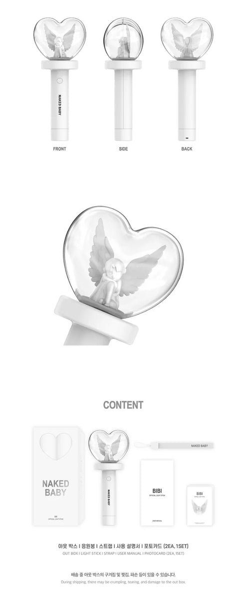 BIBI - OFFICIAL LIGHT STICK *SOLD OUT UNTIL AFTER THE SHOW NOW* - K-Pop ...