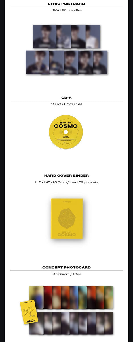 n.SSign - BIRTH OF COSMO [For Cosmo Ver.] (Debut release!) - K-Pop Time