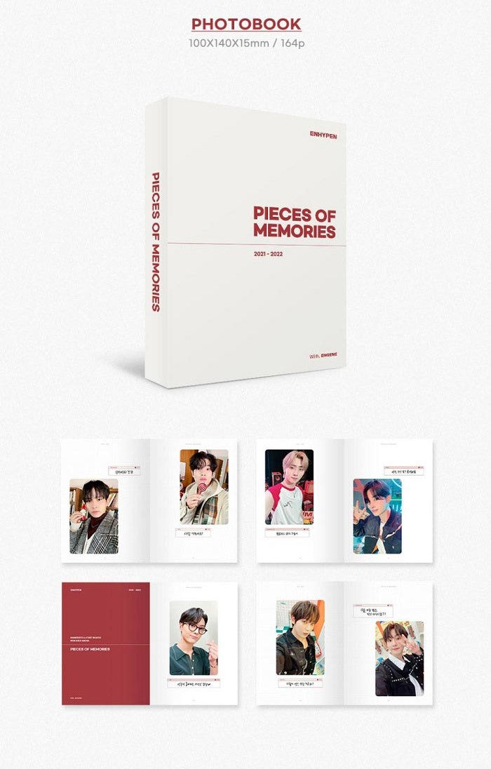 ENHYPEN - PIECES OF MEMORIES : 2021-2022 (MINI PHOTOBOOK) - K-Pop Time