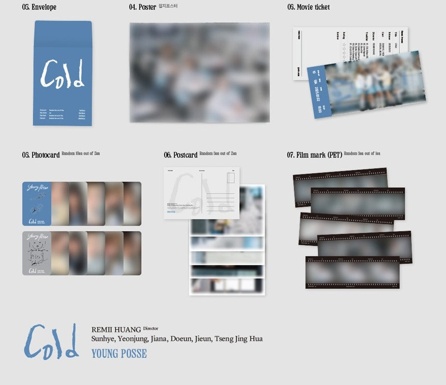 YOUNG POSSE - COLD / Photobook ver. - K-Pop Time