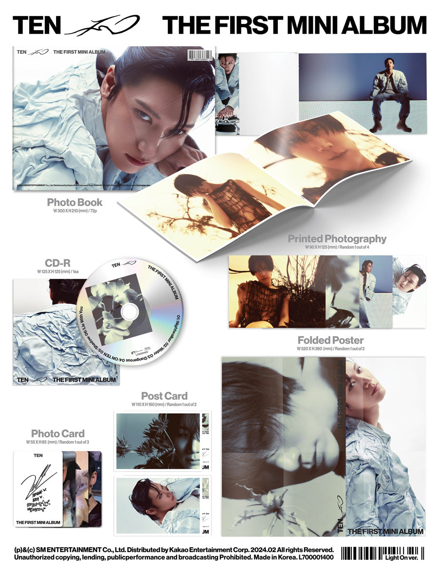 TEN (WAYV/NCT) - TEN (DEBUT SOLO MINI ALBUM) - K-Pop Time