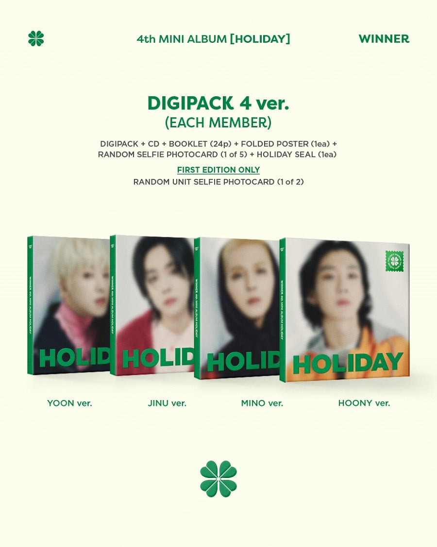 WINNER - HOLIDAY [Digipack ver] - K-Pop Time