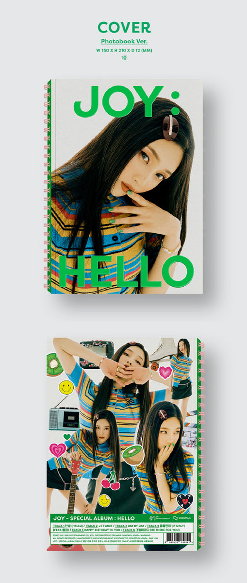 JOY - HELLO [Photo Book Version] - K-Pop Time