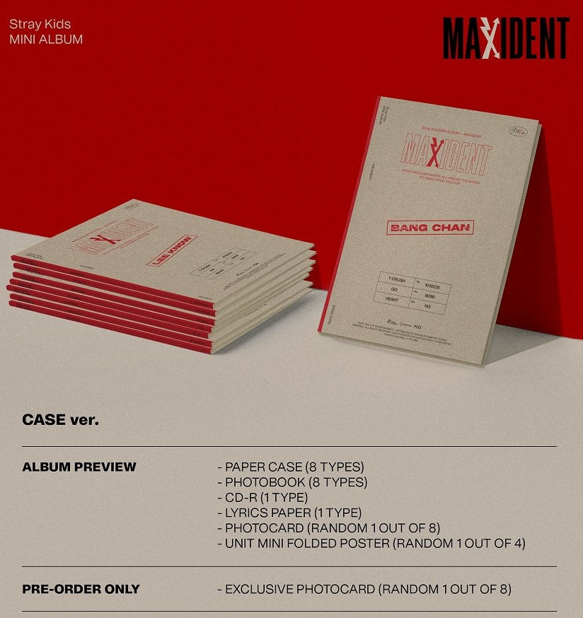 STRAY KIDS - MAXIDENT (Case Ver.) - K-Pop Time