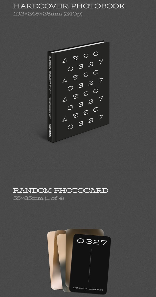 LISA (BLACKPINK) - LISA PHOTOBOOK [0327] VOL.3 - K-Pop Time