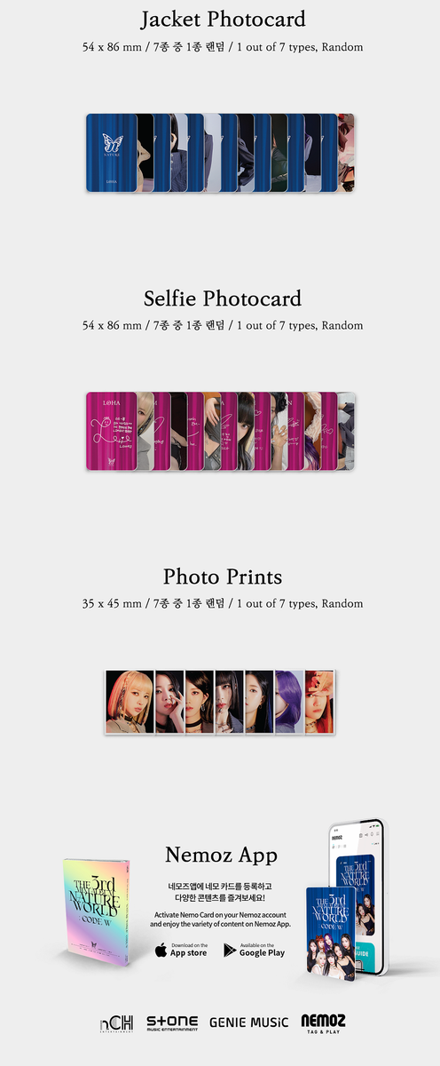 NATURE - NATURE WORLD : CODE W [Nemo Album Thin ver.] - K-Pop Time